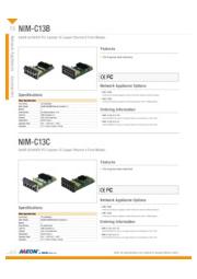 1Gカッパーイーサネット×8 NIMモジュール NIM-C13B V-net AAEON | イプロスものづくり