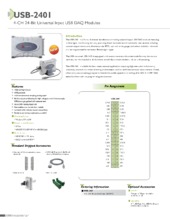 ADLINK USB DAQ USB-2401 製品カタログ 製品カタログ | カタログ | サンテックス - Powered by イプロス