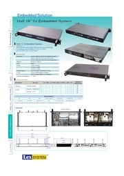 1U サーバー ハーフサイズ 19" 1U with 2xPCI レックスシステム | イプロス製造業