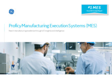 製造実行システム『Proficy MES』 製品カタログ GEデジタル・ジャパン | イプロスものづくり