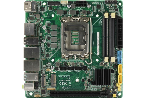 AAEON 第12世代 Alder lake-S Core搭載 Mini-ITX規格産業用マザーボード 【MIX-Q670A1】 | V-net AAEON株式会社 | ニュース | イプロス ...