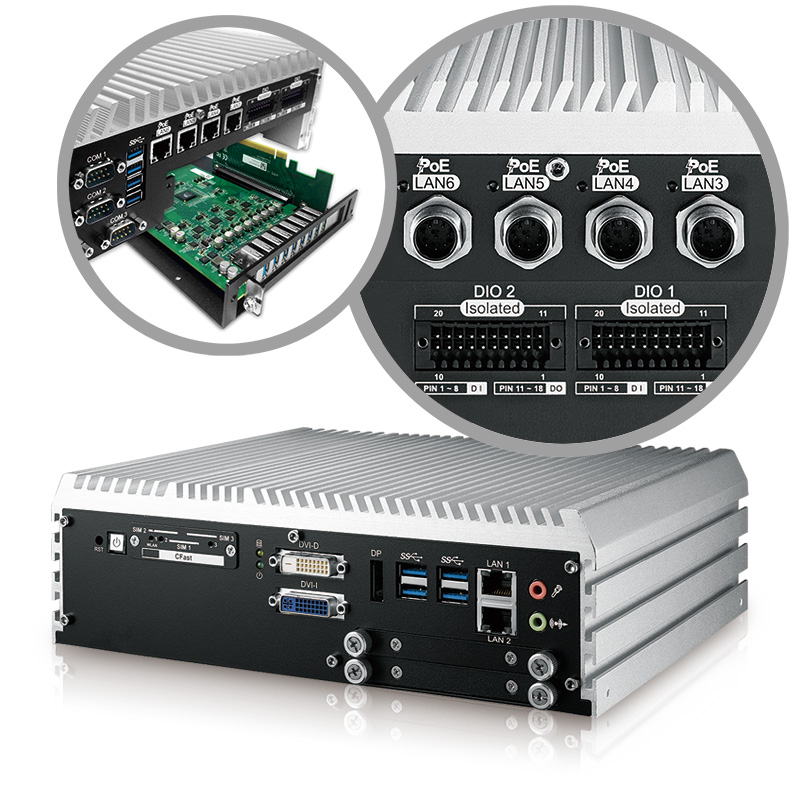 【新製品】M12コネクタ対応＋1 PCI/1 PCIe x16拡張タイプ_堅牢な組込みPC ECS-9200/9100シリーズのご案内 ...