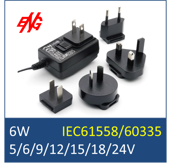 61558適合ACアダプター 多国向けウォールマウント型【6W】 ENG Electric Co., Ltd. | イプロスものづくり
