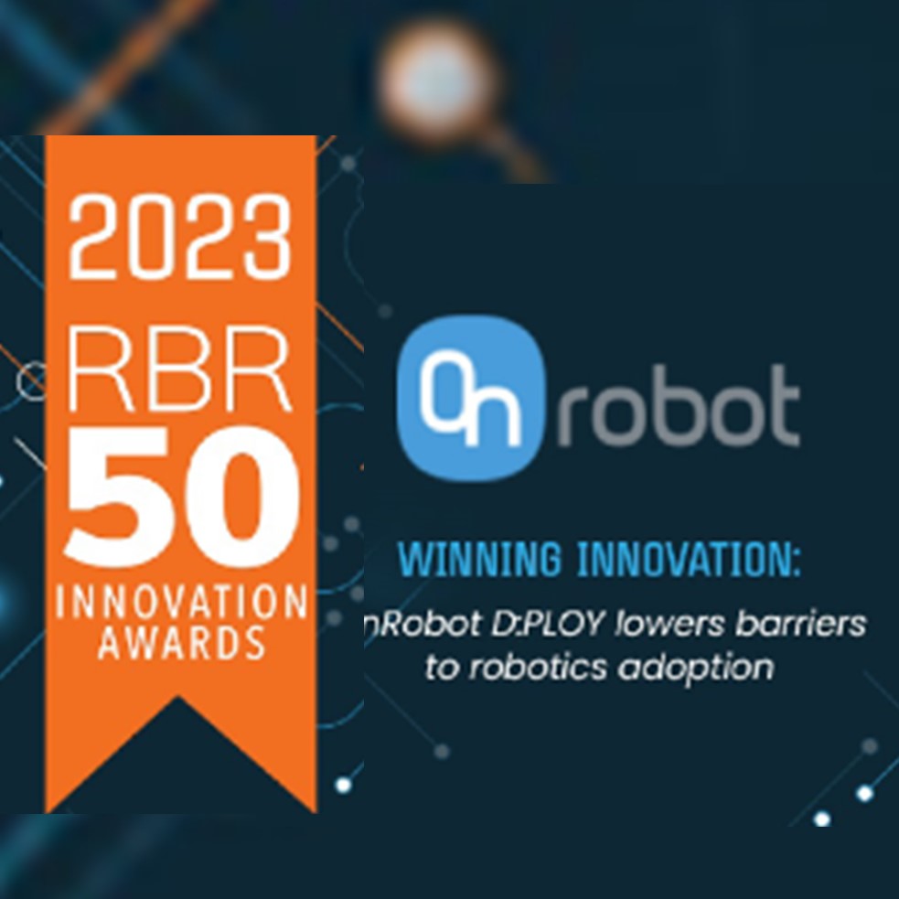 OnRobotがD:PLOYでRBR50イノベーション賞を受賞 OnRobot Japan | イプロスものづくり