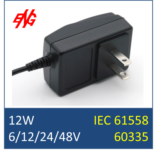 61558適合ACアダプター 日米向けウォールマウント【12W】 ENG Electric Co., Ltd. | イプロスものづくり