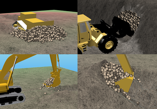 土砂・土壌シミュレータ開発ツール「AGX土壌モデル」 VMC Motion Technologies | イプロスものづくり