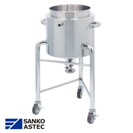 HTBJ ジャケット型脚付ホッパー容器・タンク底バルブ 三広アステック | イプロスものづくり