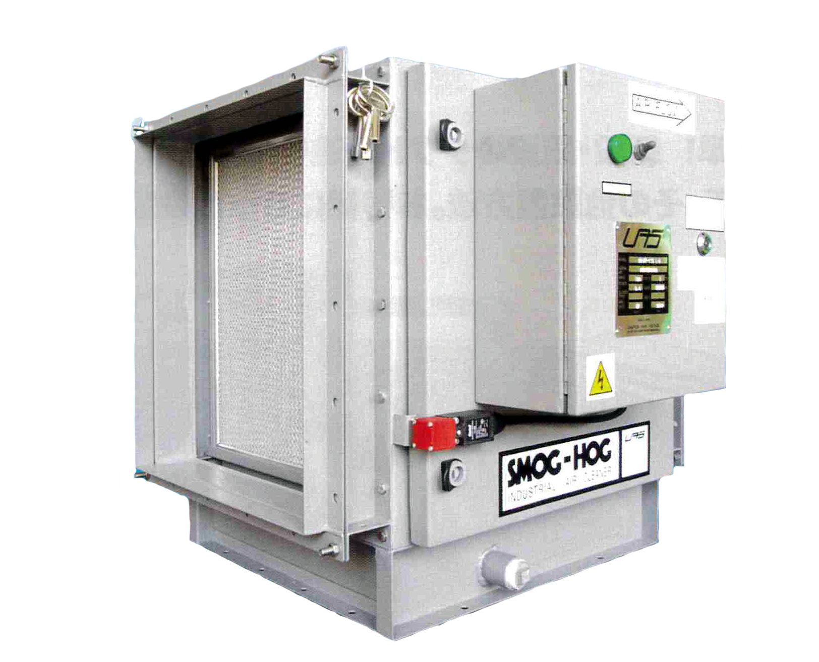 2段式静電集塵機で厨房のしつこい油煙を除去！[SMOG-HOG] エスポ化学 | イプロスものづくり