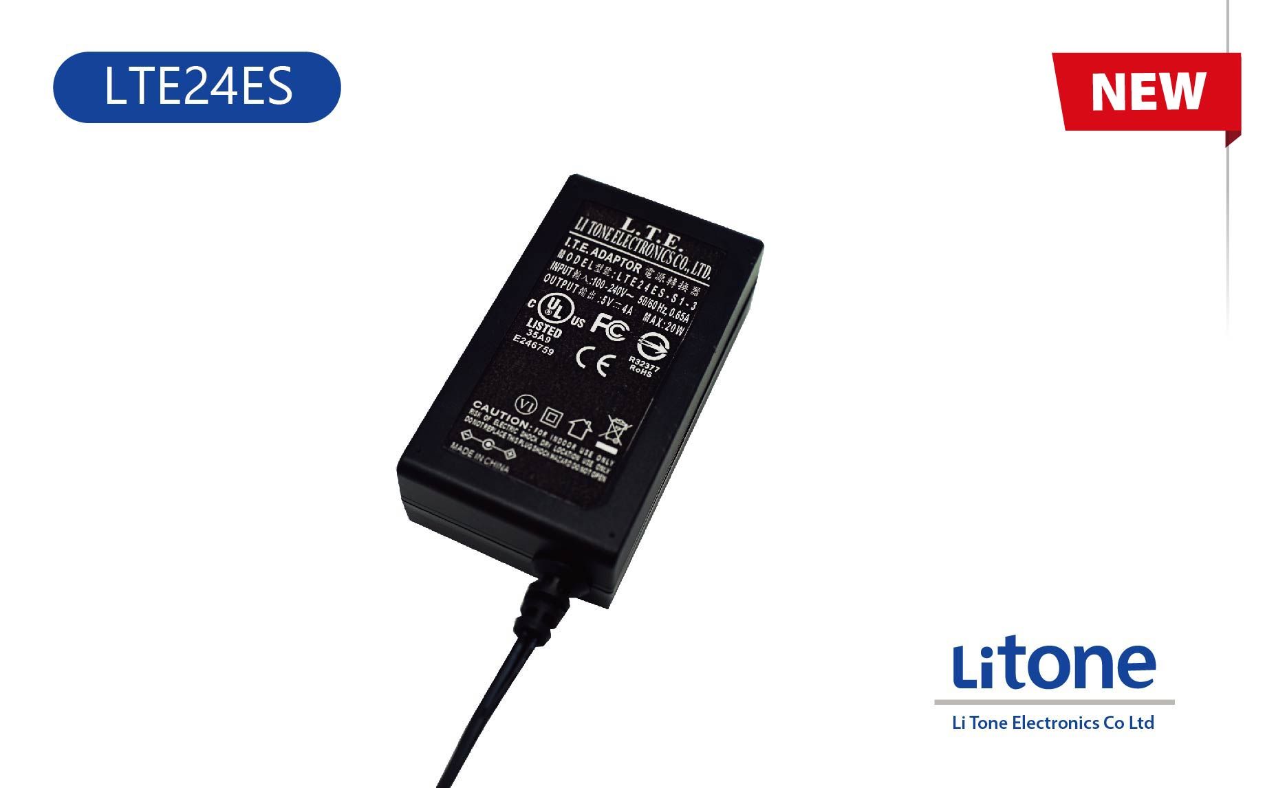 LTE24ES 24W アダプター AC ADAPTER 電源 力英電子(LITONE ELECTRONICS) | イプロスものづくり