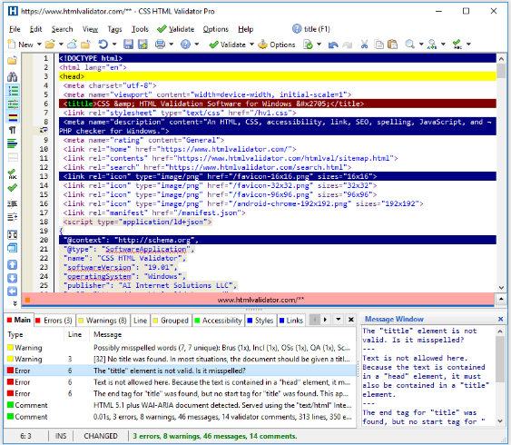 ツール『HTML Validator』 B7 | イプロスものづくり