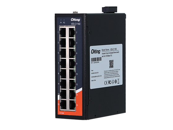 産業用16ポートイーサネットスイッチ【IES-C1160】 V-net AAEON | イプロスものづくり