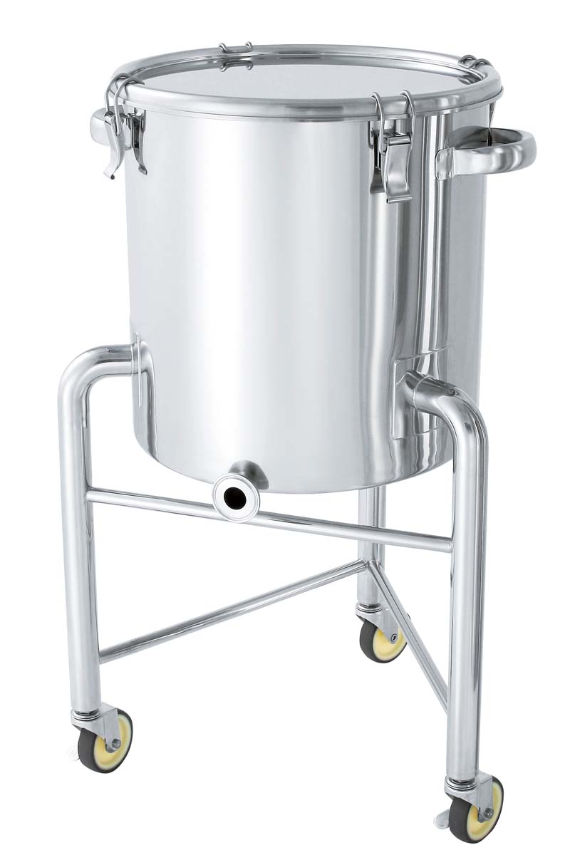 片テーパー型ステンレス容器 キャスター脚付【KTT-L】 MONOVATE(旧：日東金属工業) | イプロスものづくり