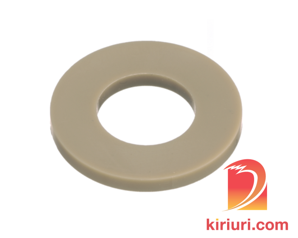 【樹脂素材のナット】PEEK素材 ワッシャー M8.0 Kiriuri | イプロスものづくり