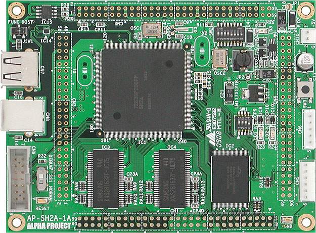 SH2A SH7263搭載CPUボード AP-SH2A-1A アルファプロジェクト | イプロスものづくり