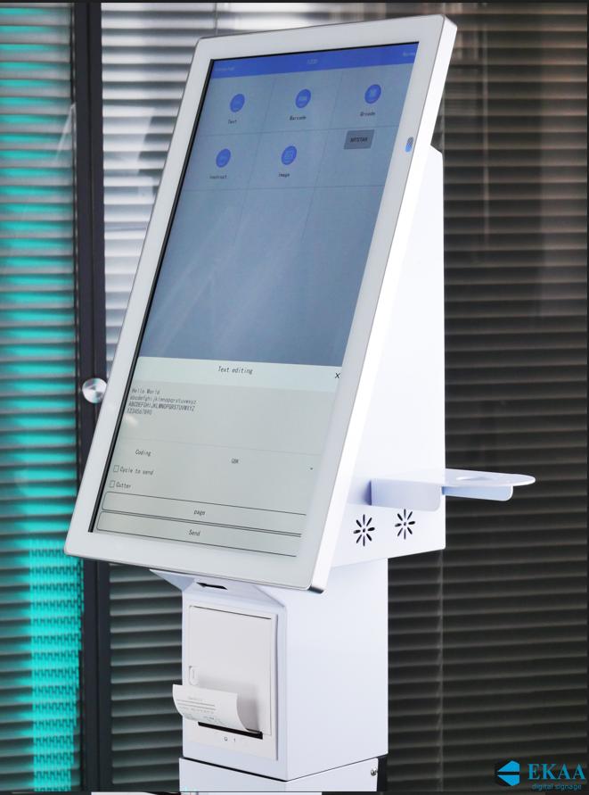 注文機械スタンド式 綺麗な外観高い性能 注文キオスク EKAA EKAA TECHNOLOGY | イプロスものづくり