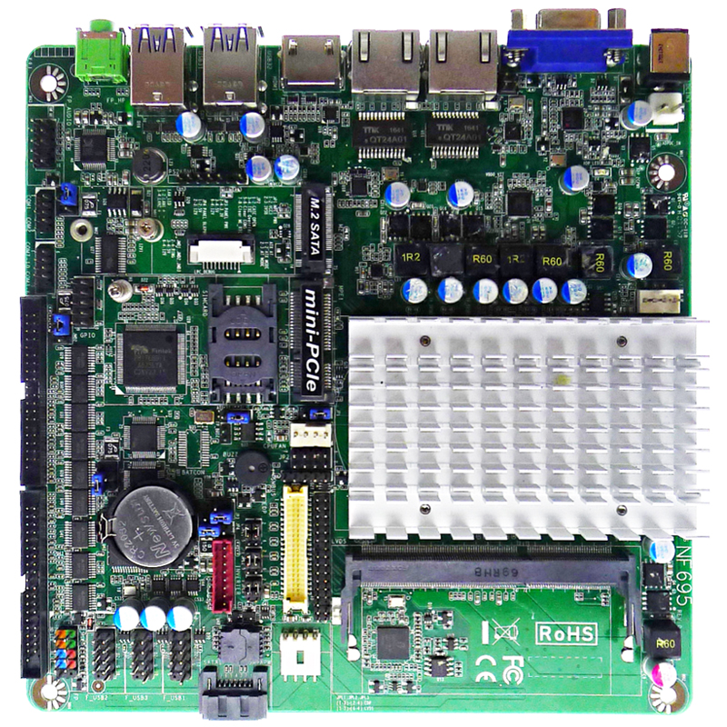 thin Mini ITX規格産業用マザーボード【JNF695】 V-net AAEON | イプロスものづくり